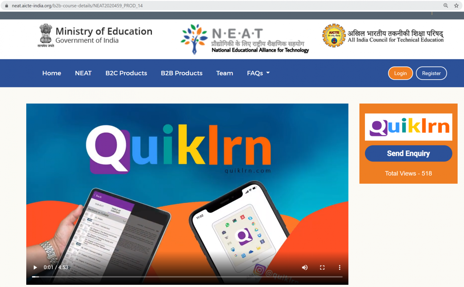 Quiklrn – Adaptive Learning